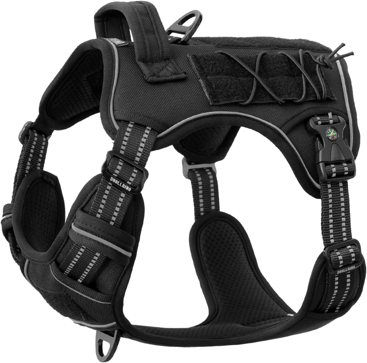 Amazon.com : DNALLRINO Tactical Dog Harness for Medium Large Dogs ...