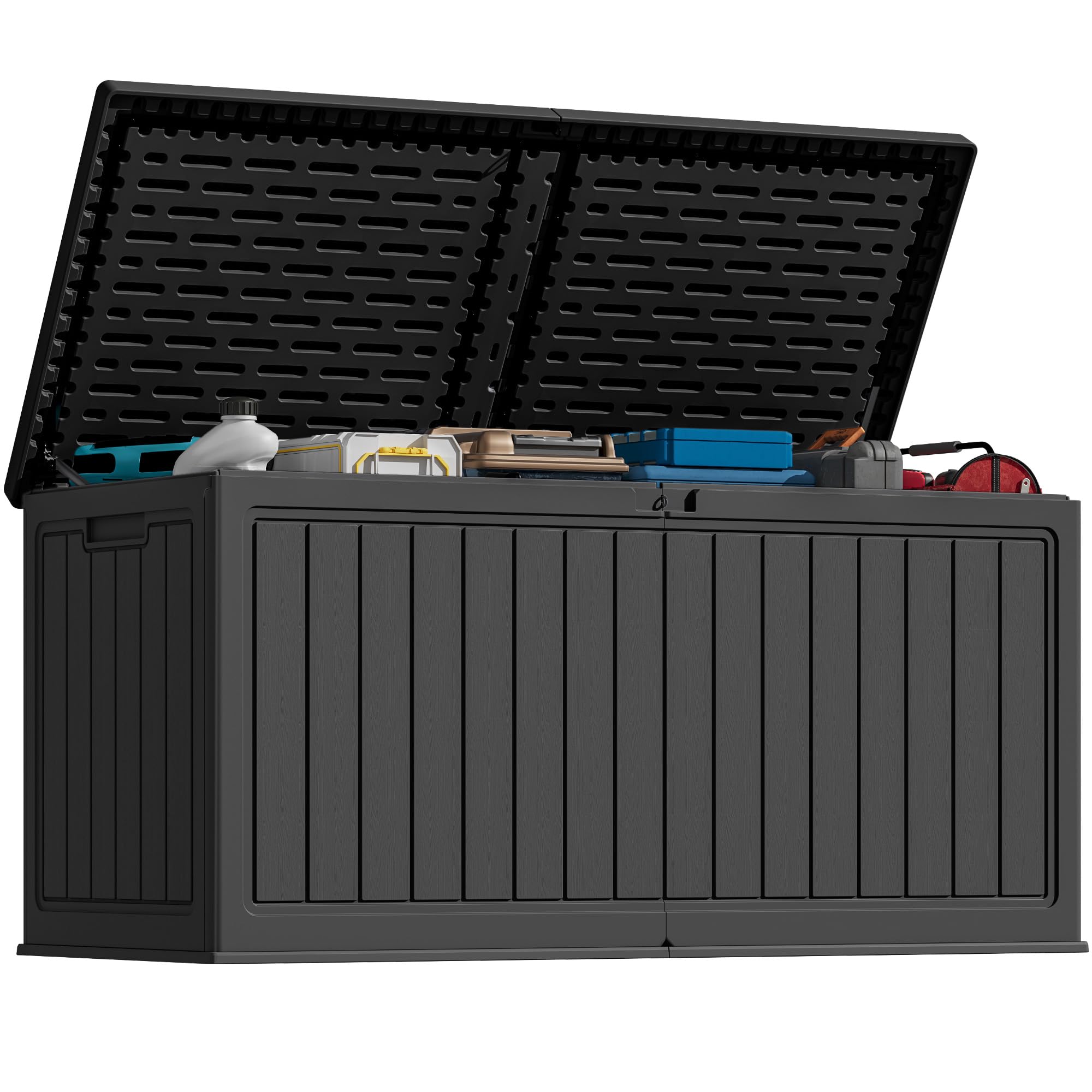 Snapklik.com : Greesum 260 Gallon HDPE Outdoor Storage Box - Waterproof ...
