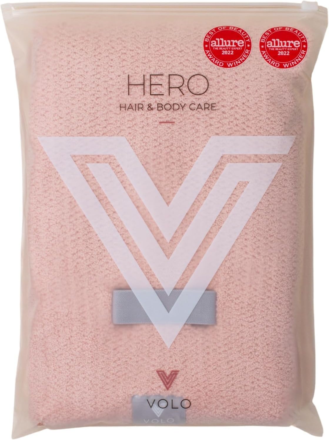 Amazon.com : VOLO Hero Cloud Pink Hair Towel | Ultra Soft, Super ...