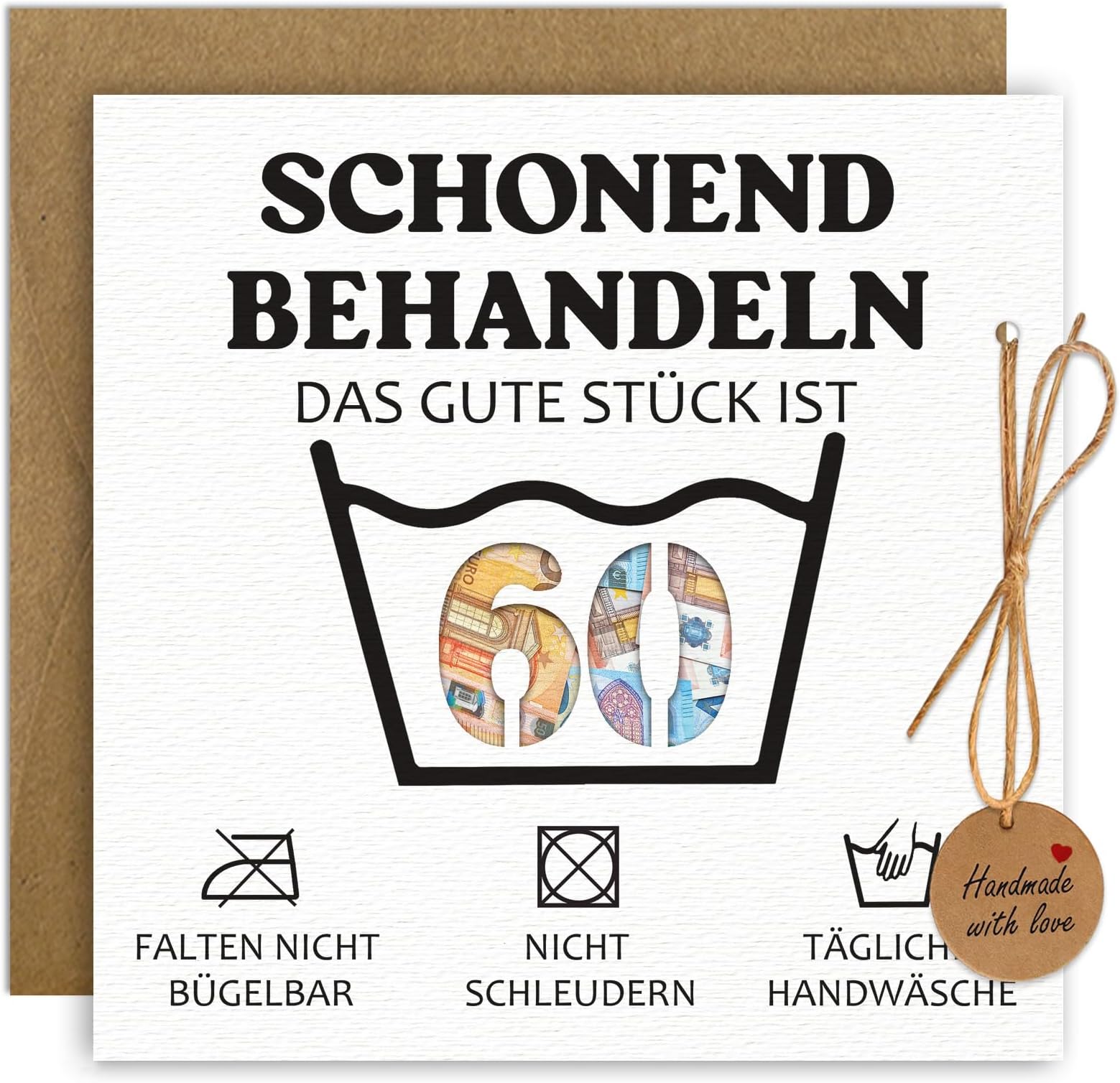 Sugeru Geburtstagskarte Katze - Geburtstagskarte 60 - Geschenke zum 60 ...