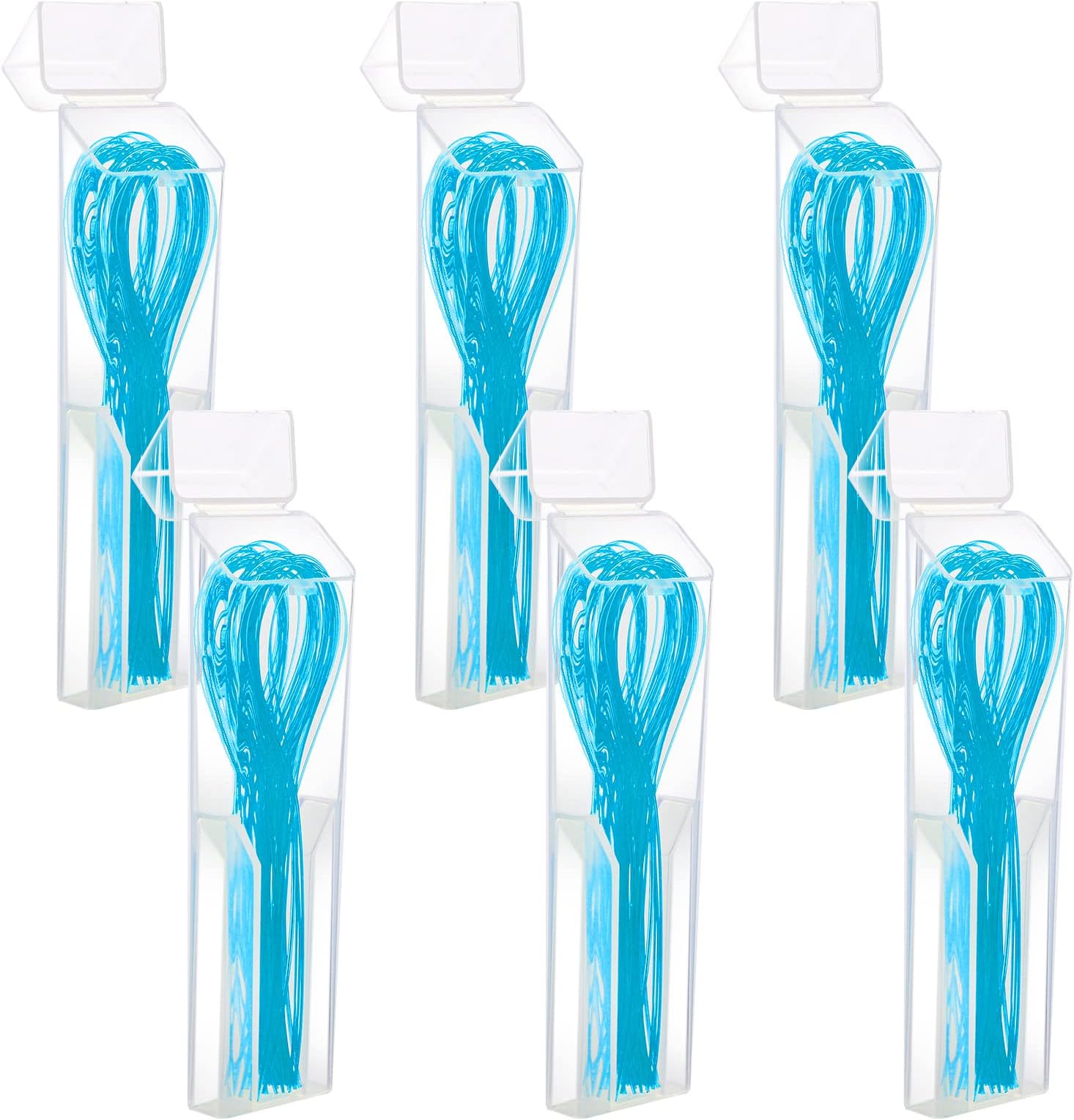 Amazon.com : 300 Count Dental Floss Threader for Bridges 6 Pack Floss ...