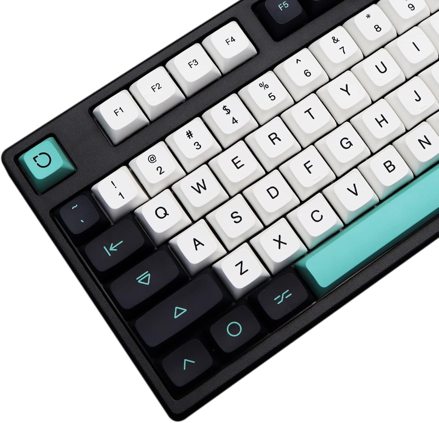MOLGRIA Light Cyan Keycaps 129 Set for Mechanical Keyboard, Custom PBT ...