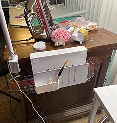 Amazon.com: LUKETURE Desk Side Storage, Under Desk Laptop Holder, 2 ...