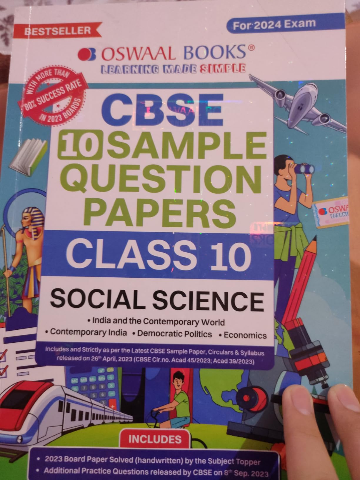 Oswaal CBSE Sample Question Papers Class 10 Social Science Book (For ...