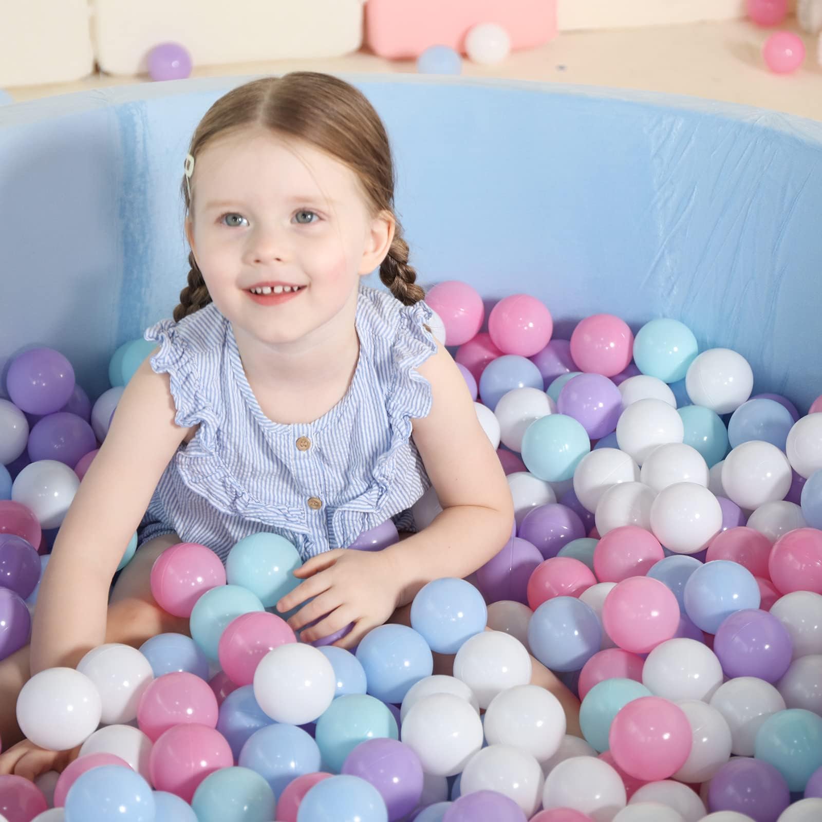Snapklik.com : TRENDBOX Ball Pit Balls 100 - Macaron Colors Pit Balls ...