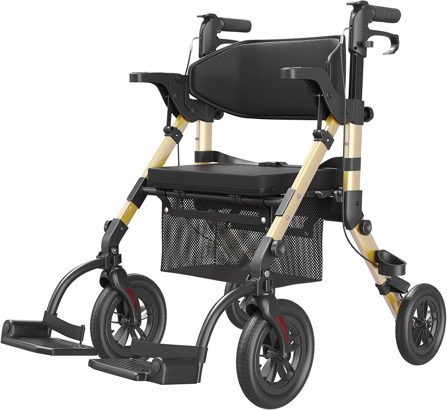 Amazon.com: VOCIC Walkers-for-Seniors, Rollator-Walker-with-Seat ...