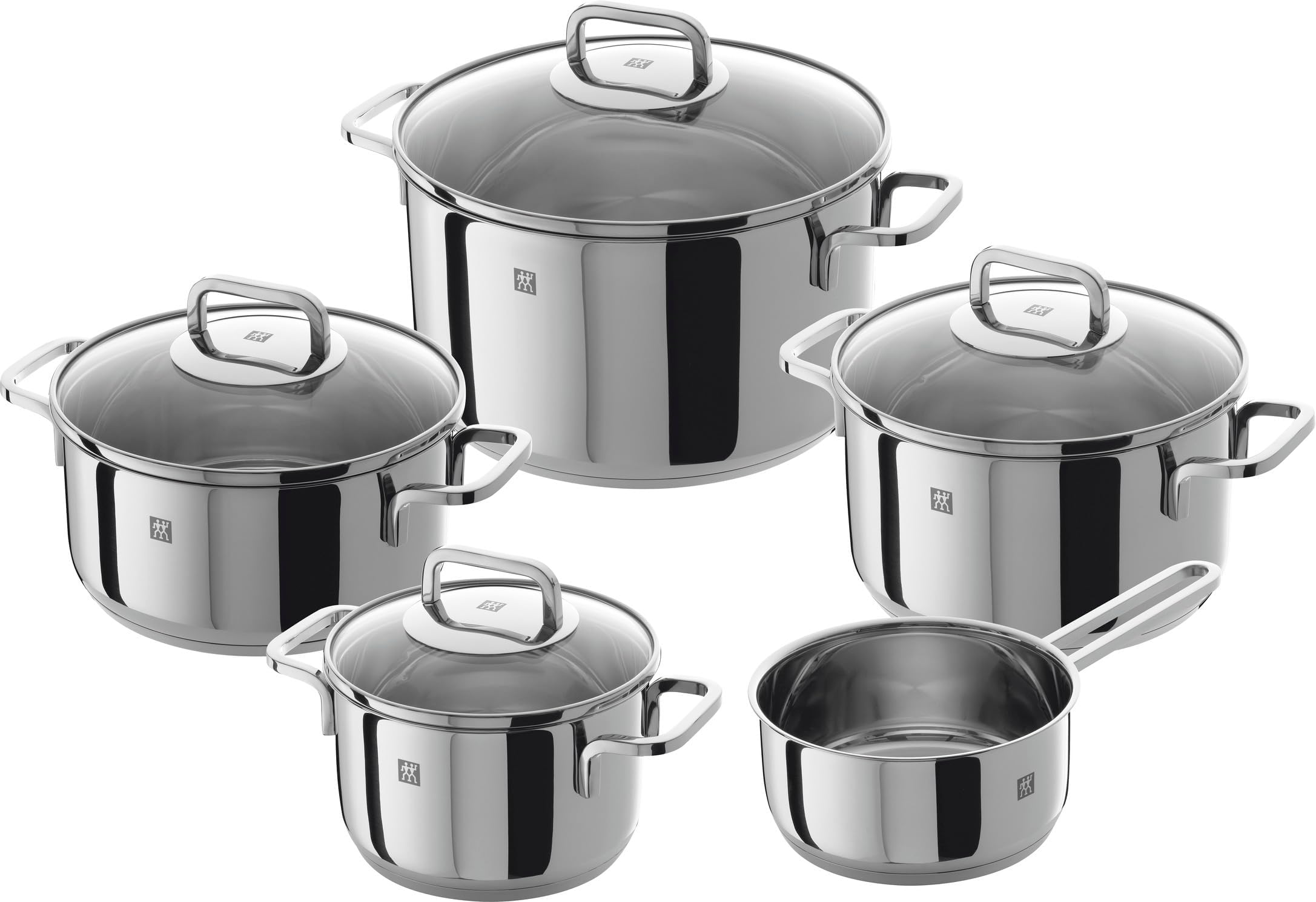 Amazon.com: Zwilling Cookware Set Vitality 5 Parts, Stainless Steel ...