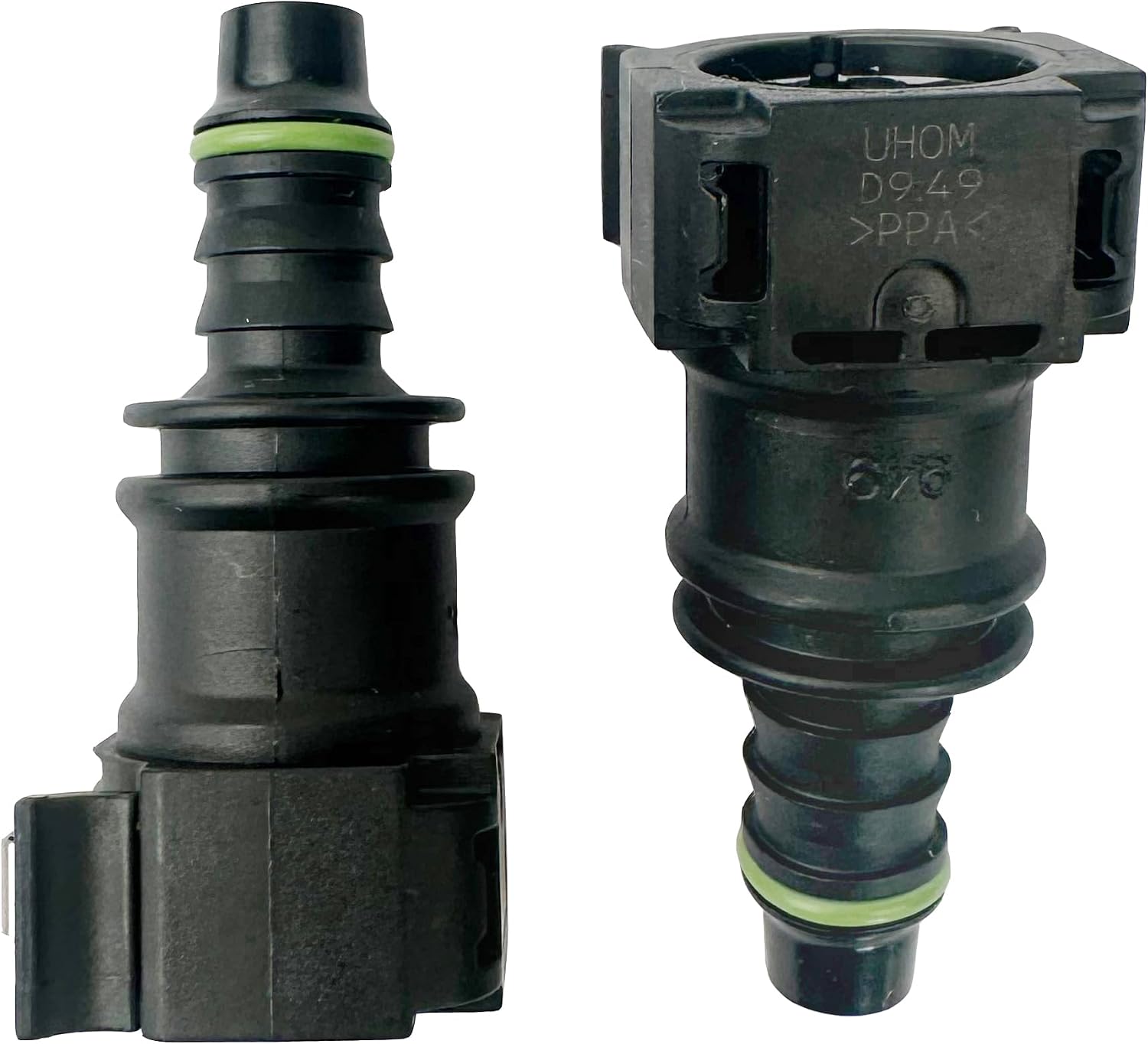 Female Bundy to Hose Barb Fuel Line Connector Quick Release for 3/8 ...