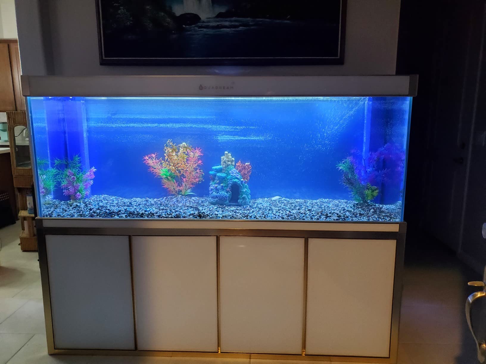 $117/mo - Finance JAJALE 145 Gallon Aquarium Fish Tank LED Light Pump ...