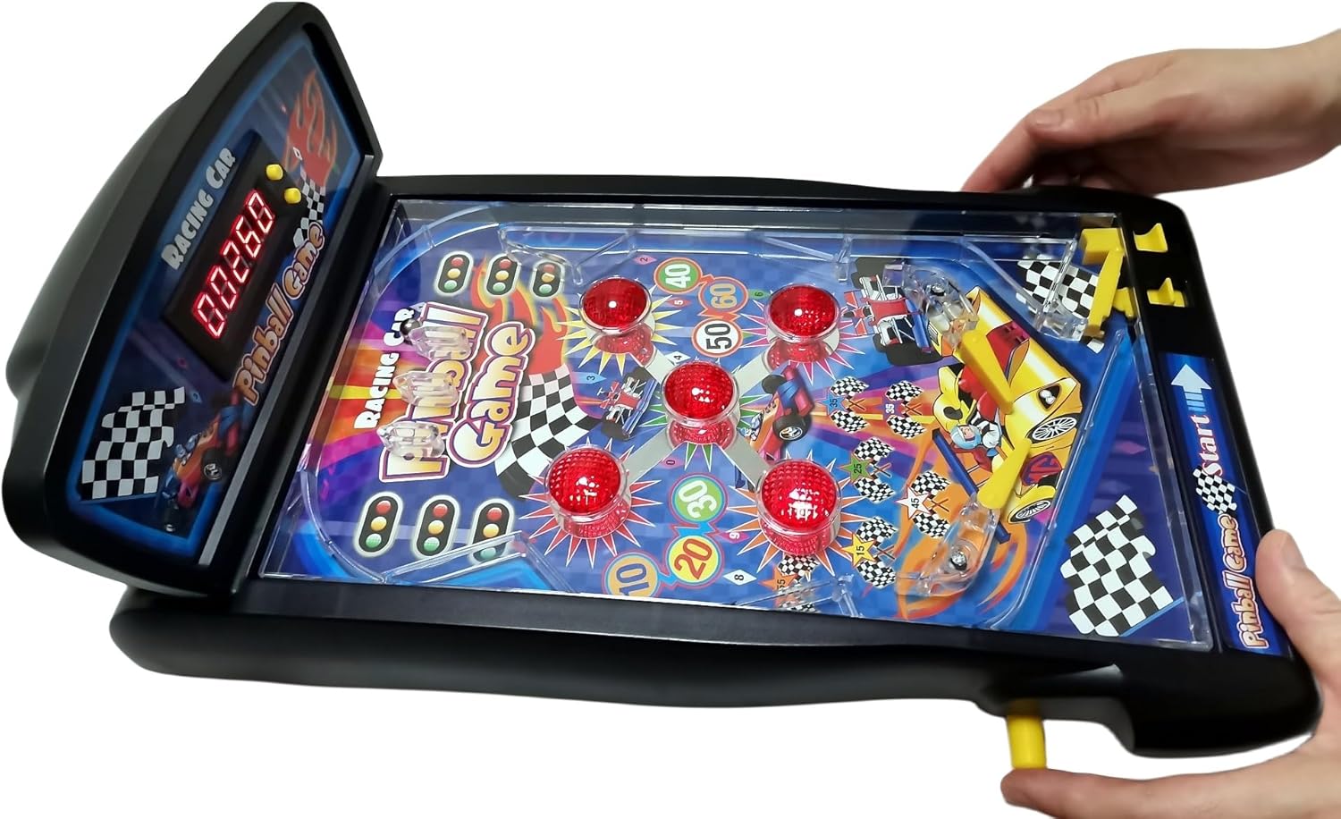 Trisquirrel Tabletop Pinball Game, Electronic Pinball Machine, 16.5 ...