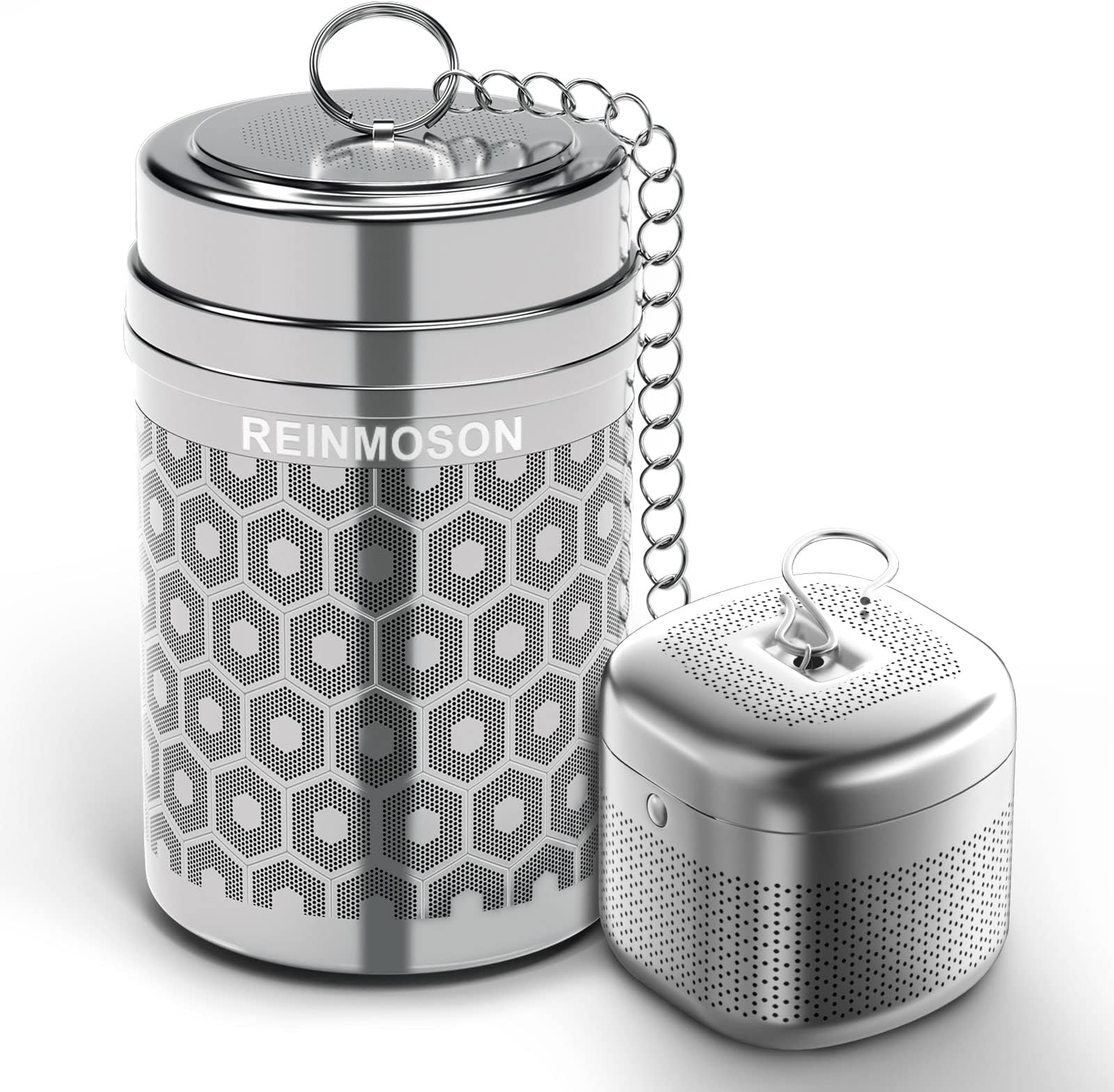 Amazon.com: 1 Pack Large Tea Infuser and 1 Pack Small Tea Steeper ...