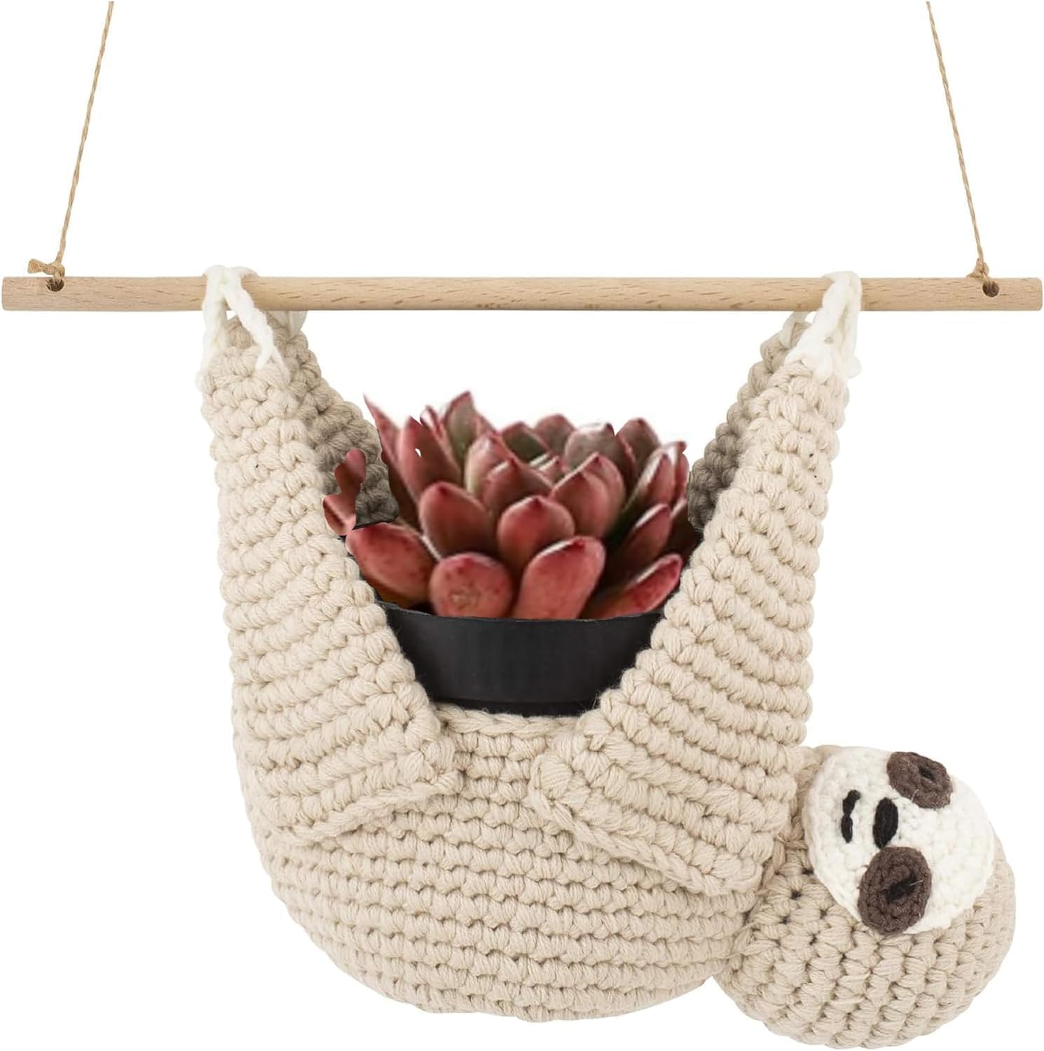 Amazon.com: Sloth Planter Gifts, Sloth Hanging Plant Holder for Indoor ...