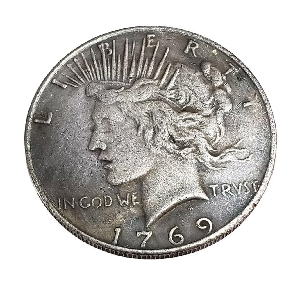 Amazon.com: 1769-1969P Peace Dollar Coin Souvenir Replica Liberty Coin ...