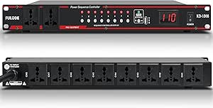 Amazon.com: FULODE 10 Outlet Power conditioner -8 Independent Switch Rack power, Power ...