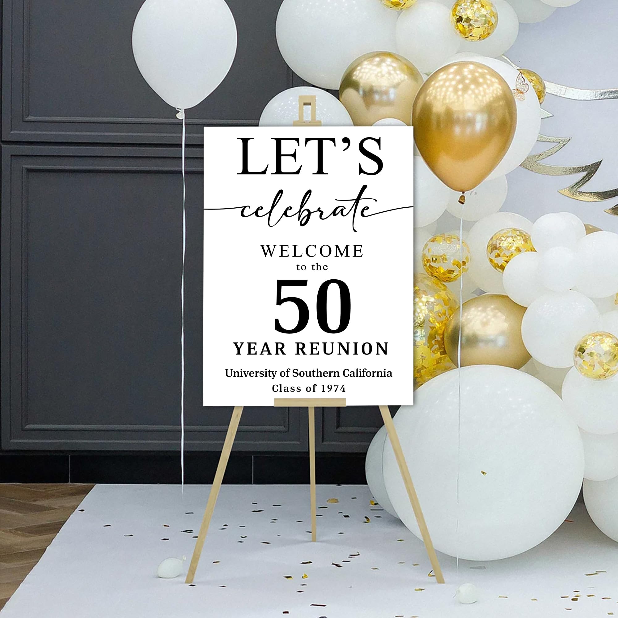 50th Year Class Reunion Decorations