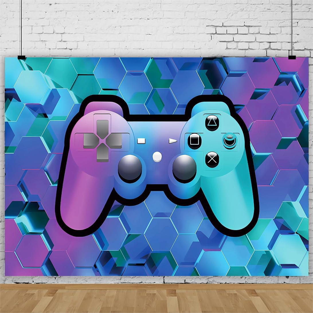 Amazon.com : Video Game Backdrops for Boy Gaming Theme Boy Party ...