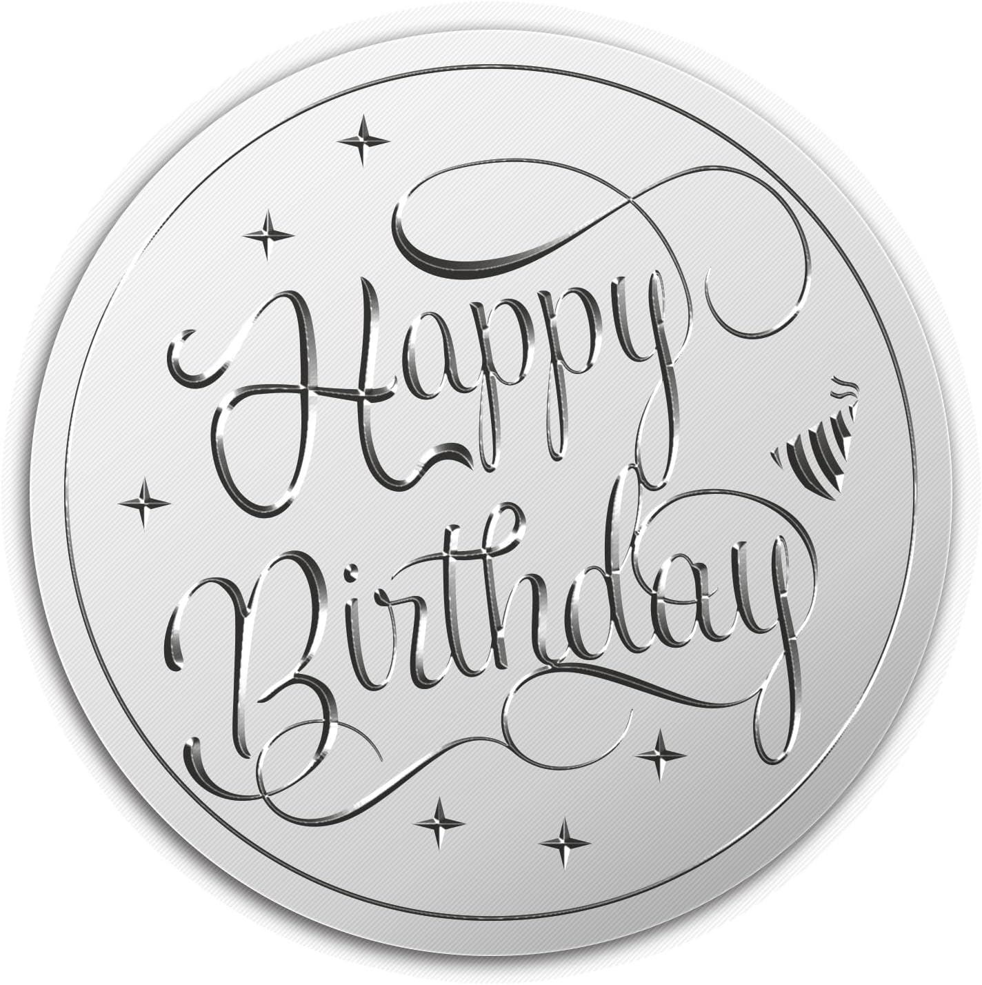 Amazon.com : Happy Birthday Envelope Seals - 1.2" Happy Birthday ...