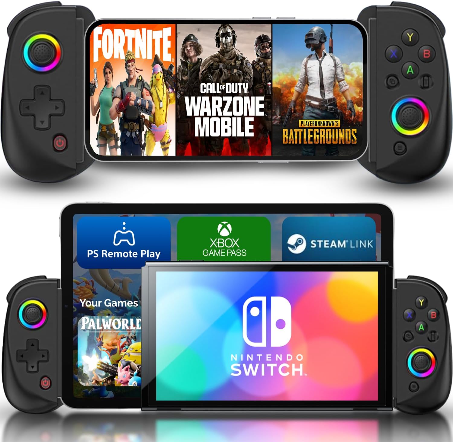 MAJESTECH NEW D8 Mobile Gaming Controller for iPhone/Android/iPad ...