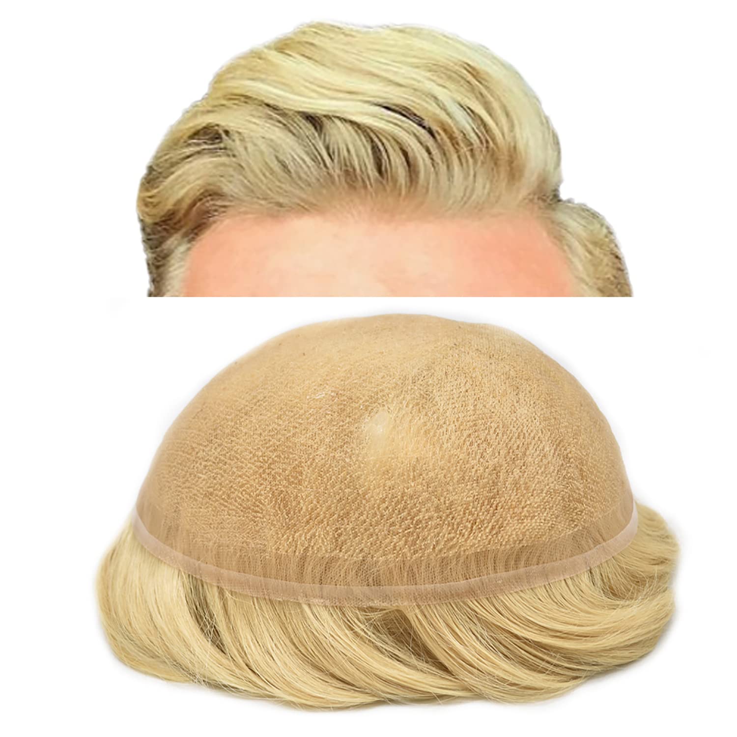 Natural Light Blonde Hair Men