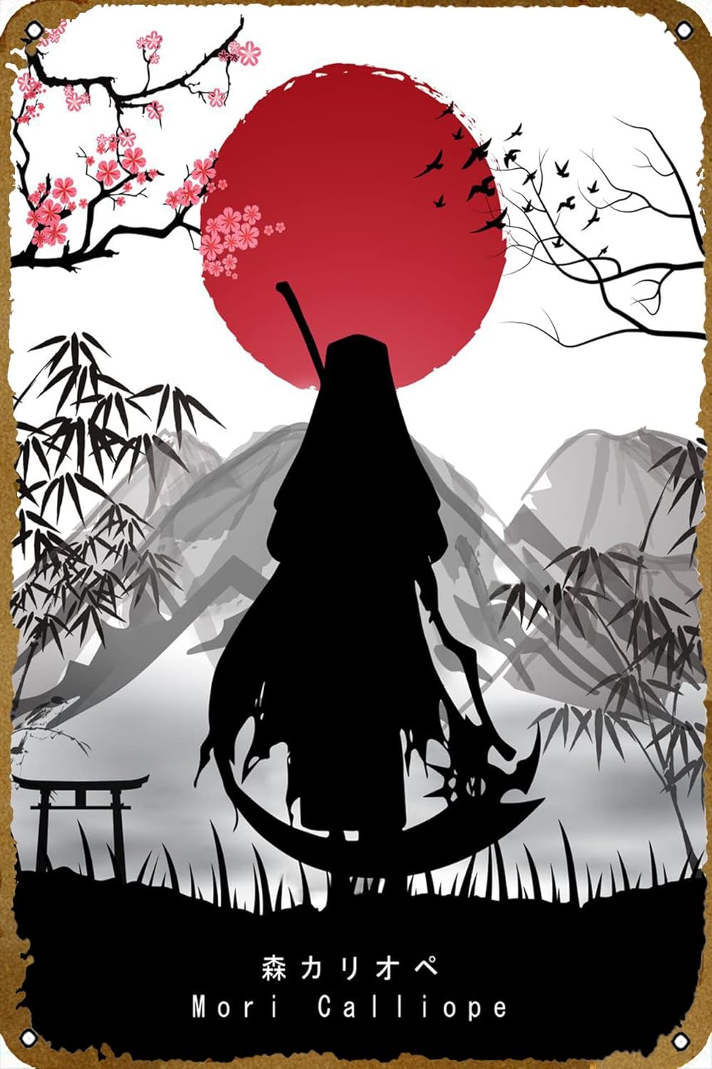 Amazon.com: Mori Calliope Hololive comics、Anime、Cartoon 、Movie Poster ...