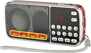 Amazon.com: Mfine Portable Mini USB FM Radio Speaker Music Player Micro ...