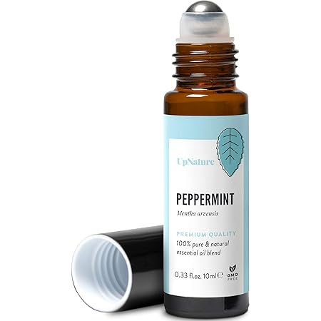 Amazon.com: Peppermint Essential Oil Roll On - Topical Peppermint Oil ...