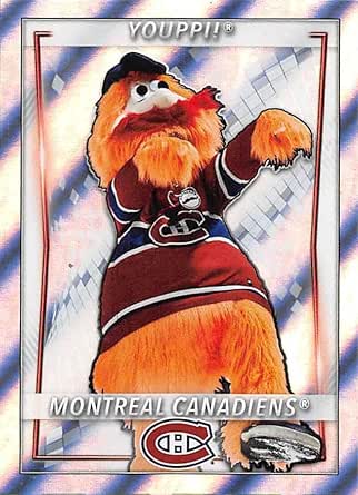 Amazon.com: 2020-21 Topps NHL Sticker #258 Youppi Mascot Foil Montreal ...