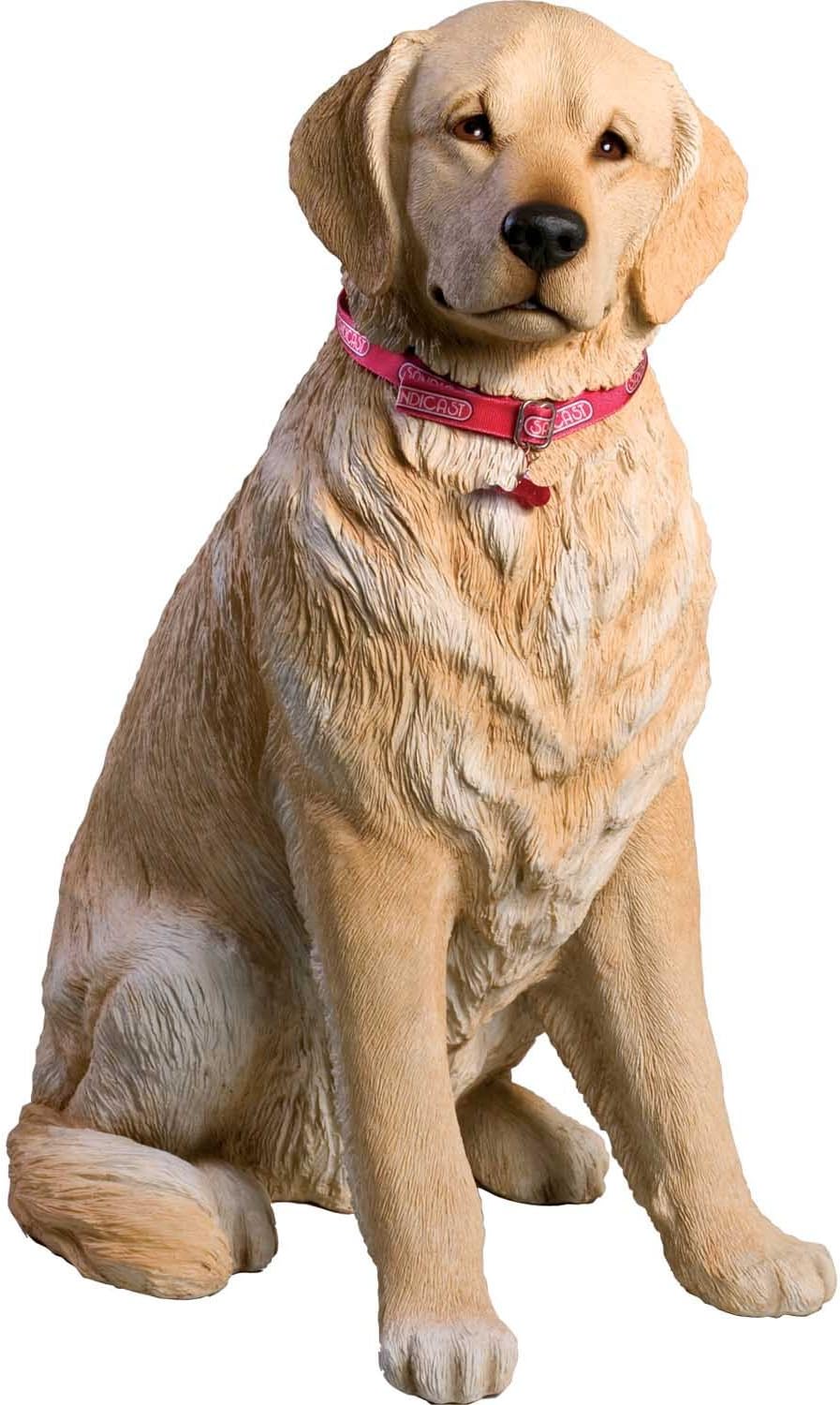Amazon.com: Sandicast Large Life Size Light Golden Retriever Sculpture ...