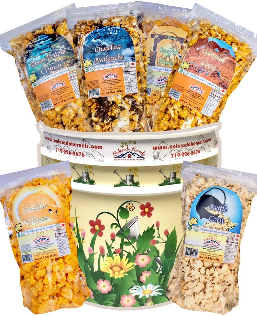 Amazon.com: Popcorn by Colorado Kernels Popcorn Delights | 3.5 Gal ...