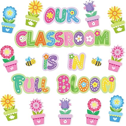 Amazon.com: Spring Bulletin Board Decorations for Classroom - 31pcs Our ...