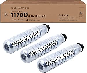 Amazon.com: DRAWN Compatible Type 1170D S15 LD015 841718 885531 Toner ...