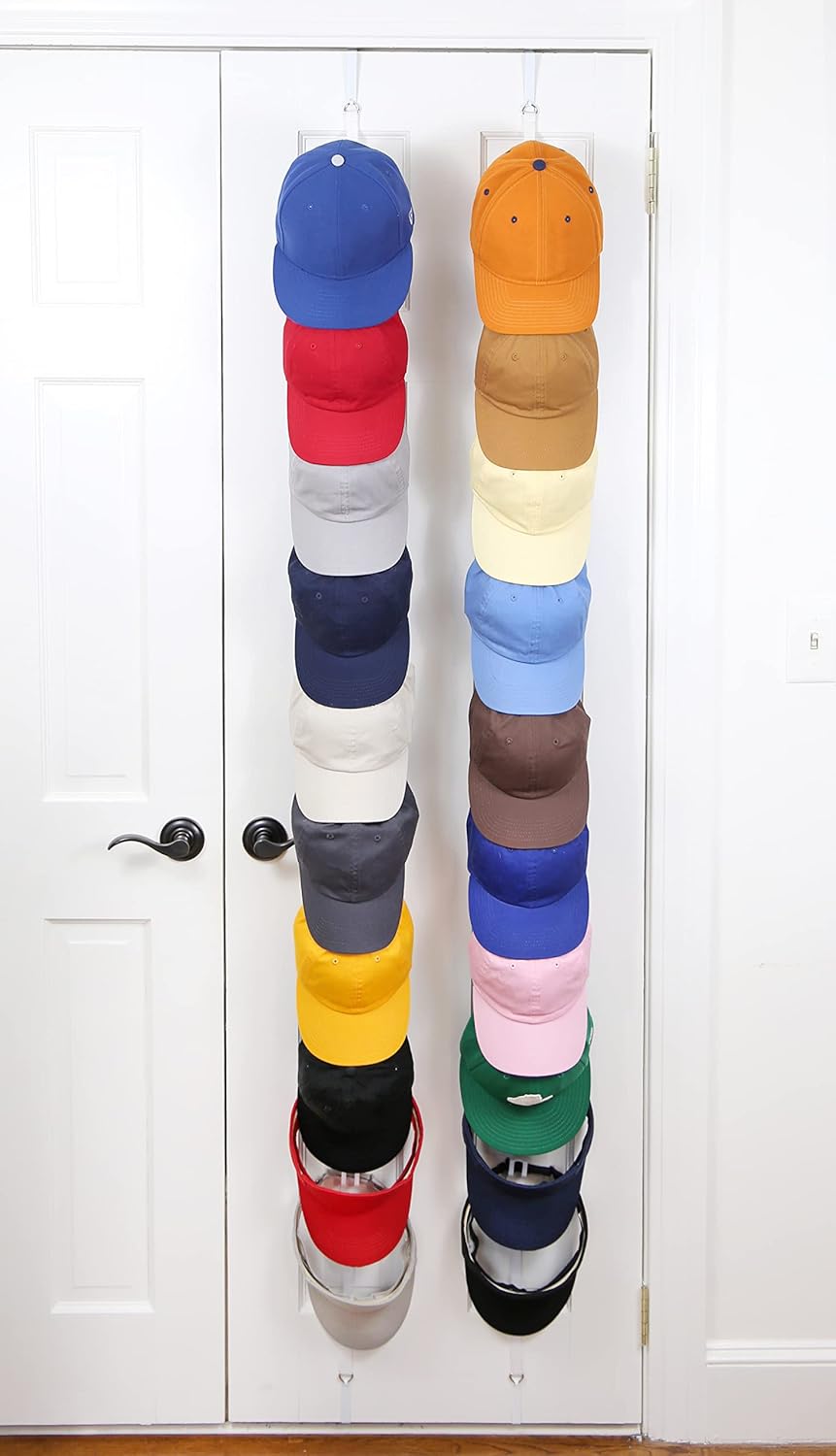 Amazon.com: Cap Rack FAV | Hat Racks | Hold up to 40 caps | Over Door ...