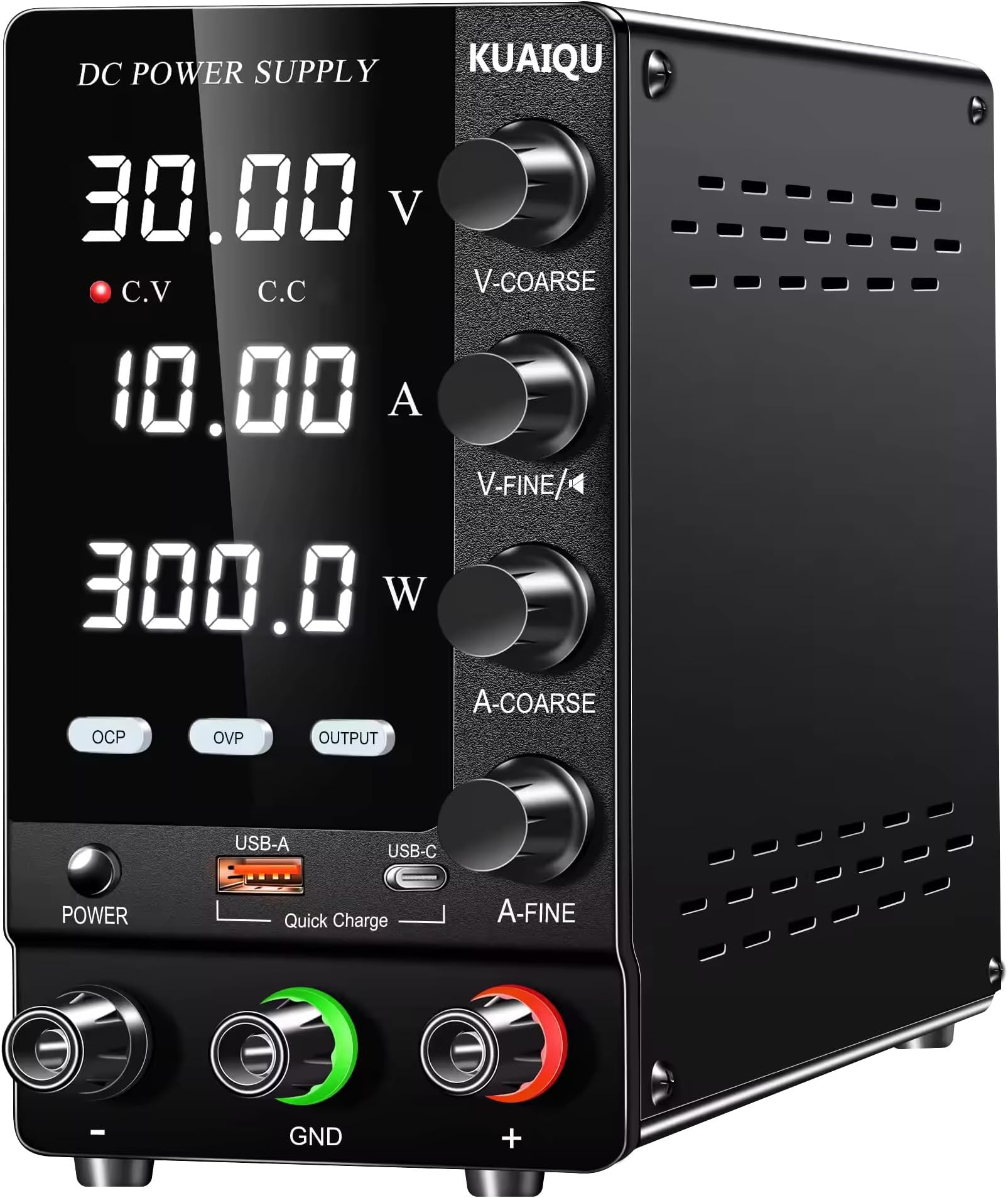 KUAIQU SPS-C3010S DC Regulated Power Supply 30V 10A 300W Laboratory OCP ...