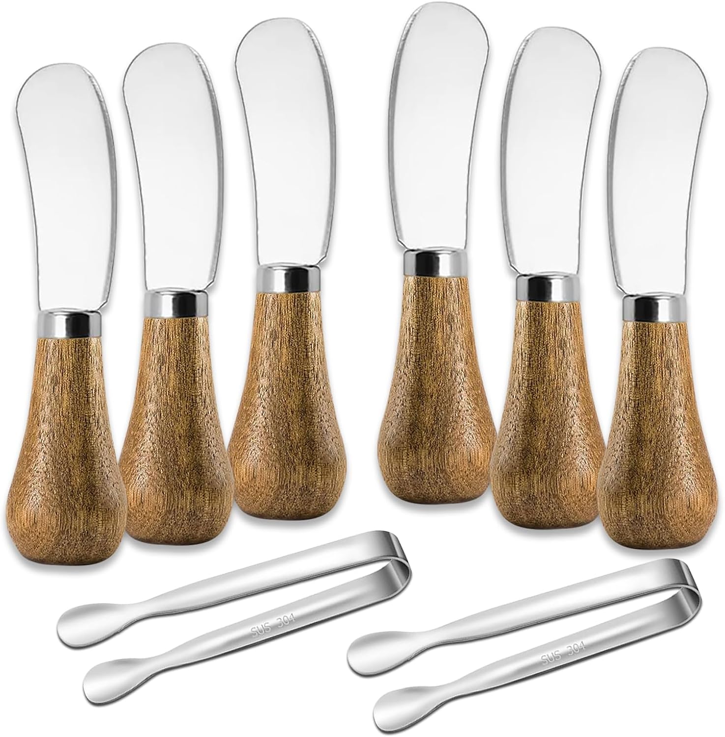 Amazon.com: Cheese Spreader Knives Set,6pcs Butter Spreader Knife with ...