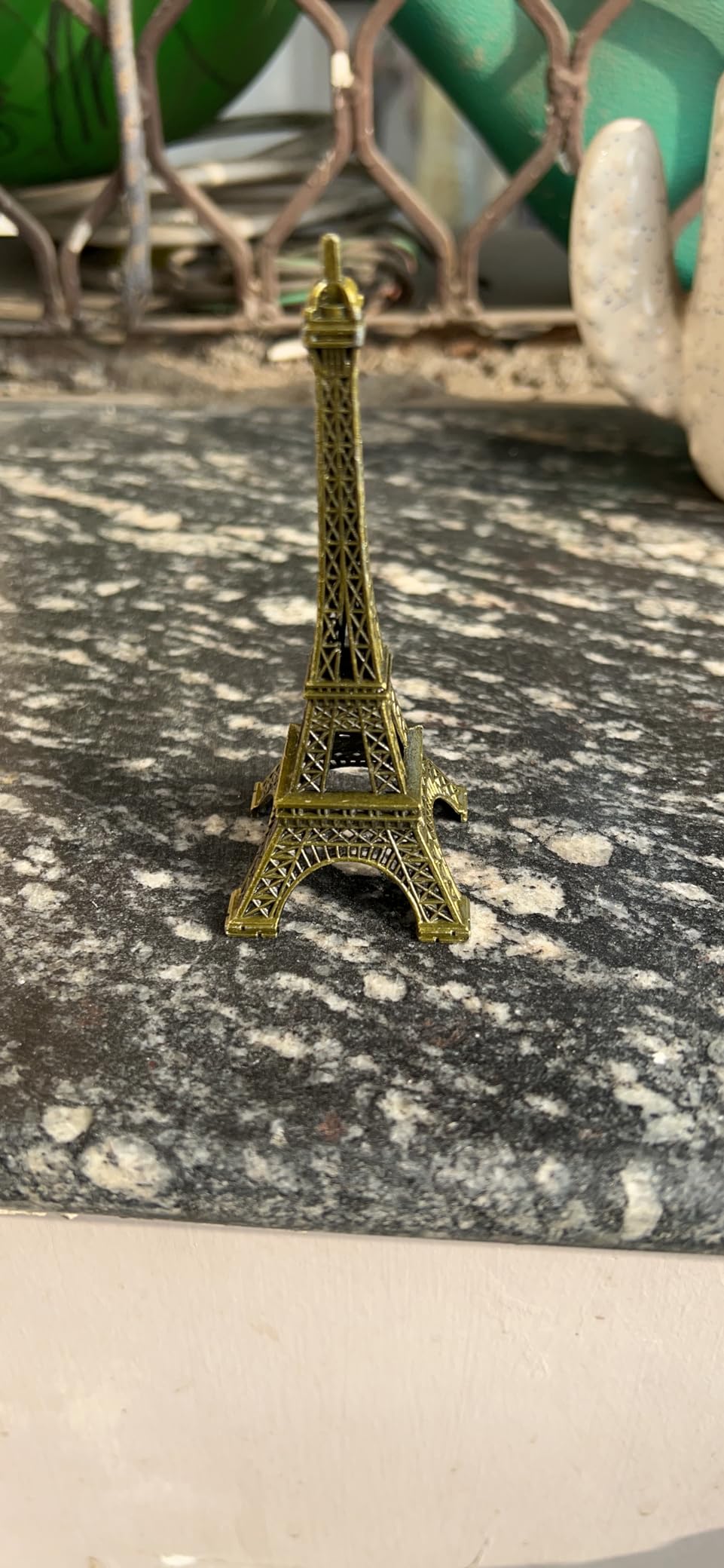 Buy THE QUIRKY HOME Small Metal Eiffel Tower Miniature, Paris Landmark, Souvenir, Model, Replica ...