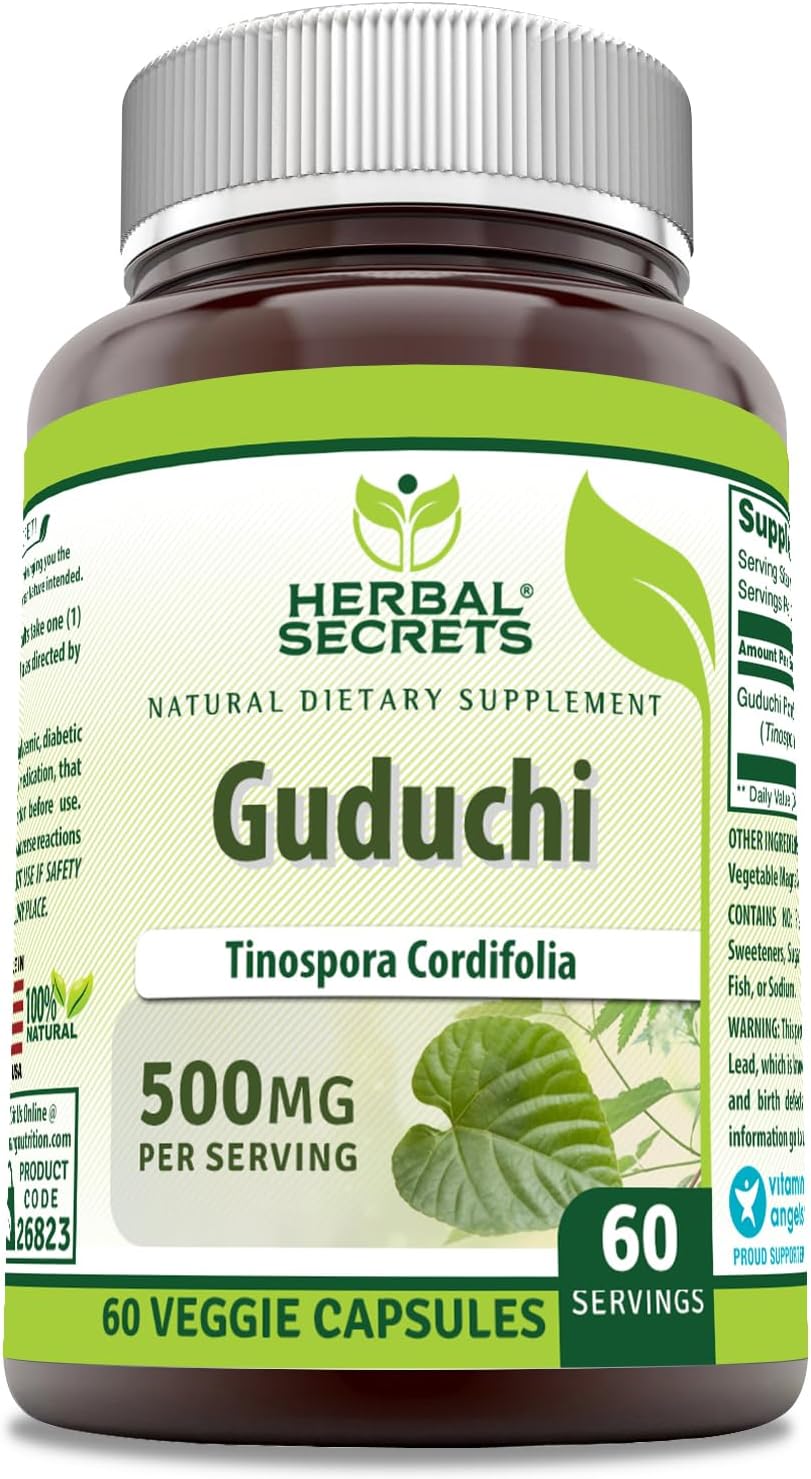 Amazon.com: Cona Nature Organic Giloy Guduchi Extract Capsules ...