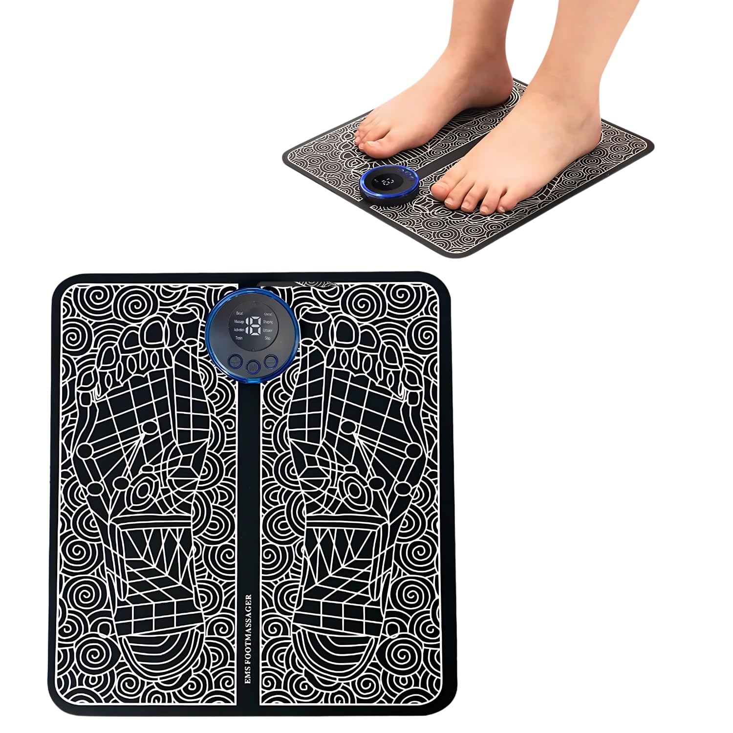 EZONEDEAL Electric Foot Massagers, Acupoints Foot Massager Mat ...
