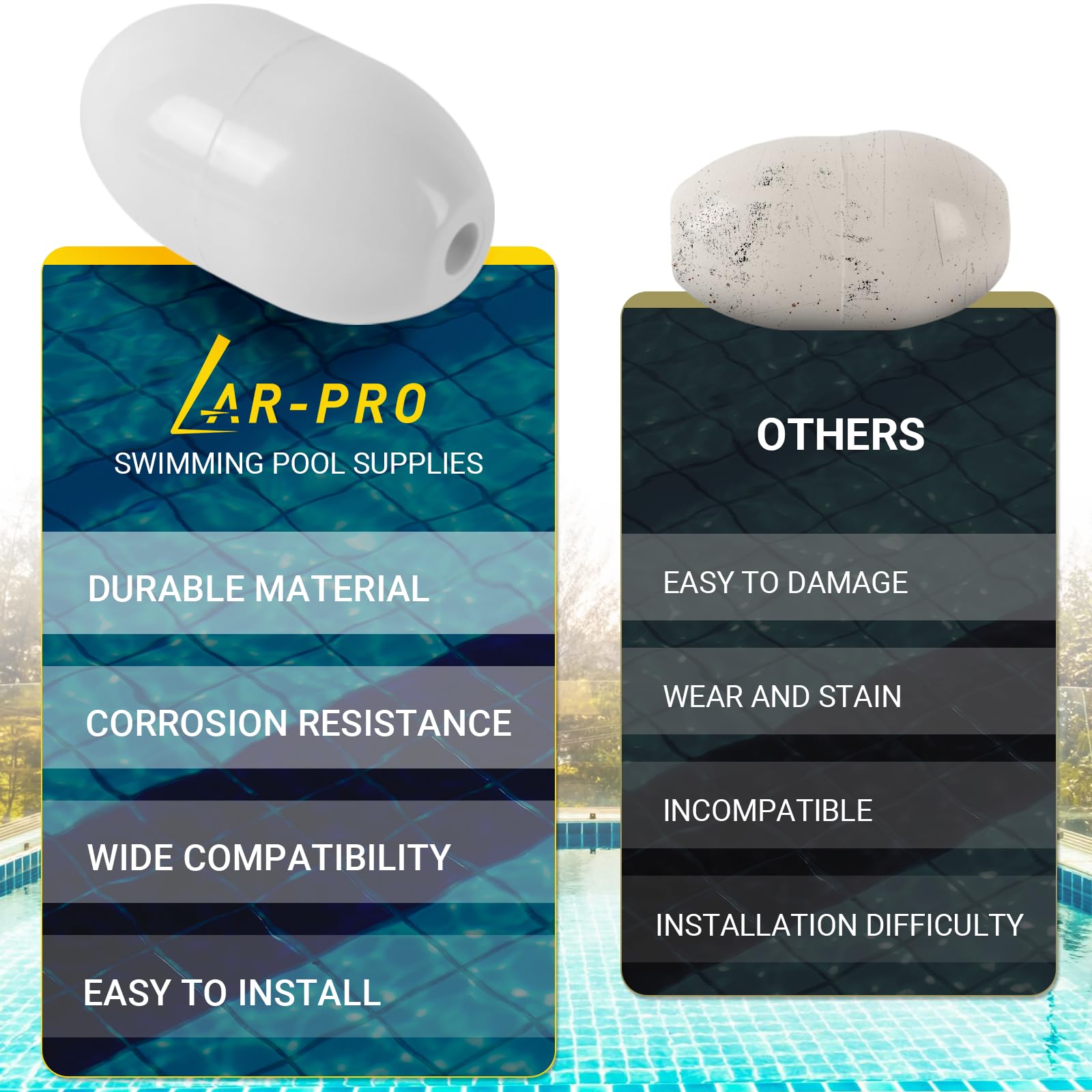 Snapklik.com : AR-PRO Replacement Float Head For Pentair EA20 And ...