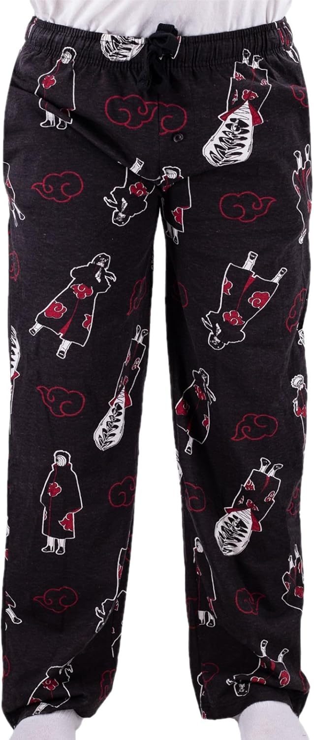 Ripple Junction Naruto Shippuden Men's Lounge Pants Akatsuki Cloud ...