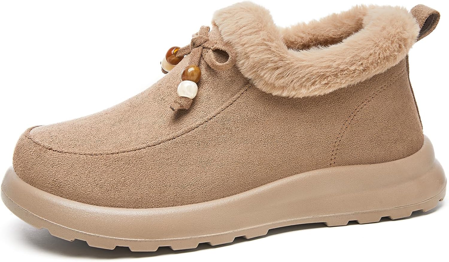Botas De Invierno Para Mujer Con Lazo Botines Forrados De Piel ...