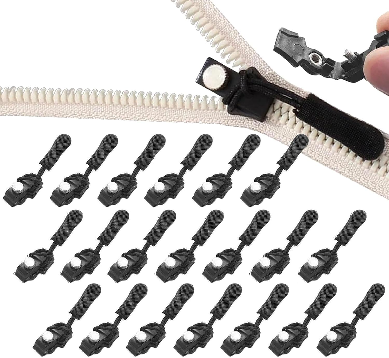 Amazon.com: Quick Release Zipper Head Replacement, Quick Release Zipper ...