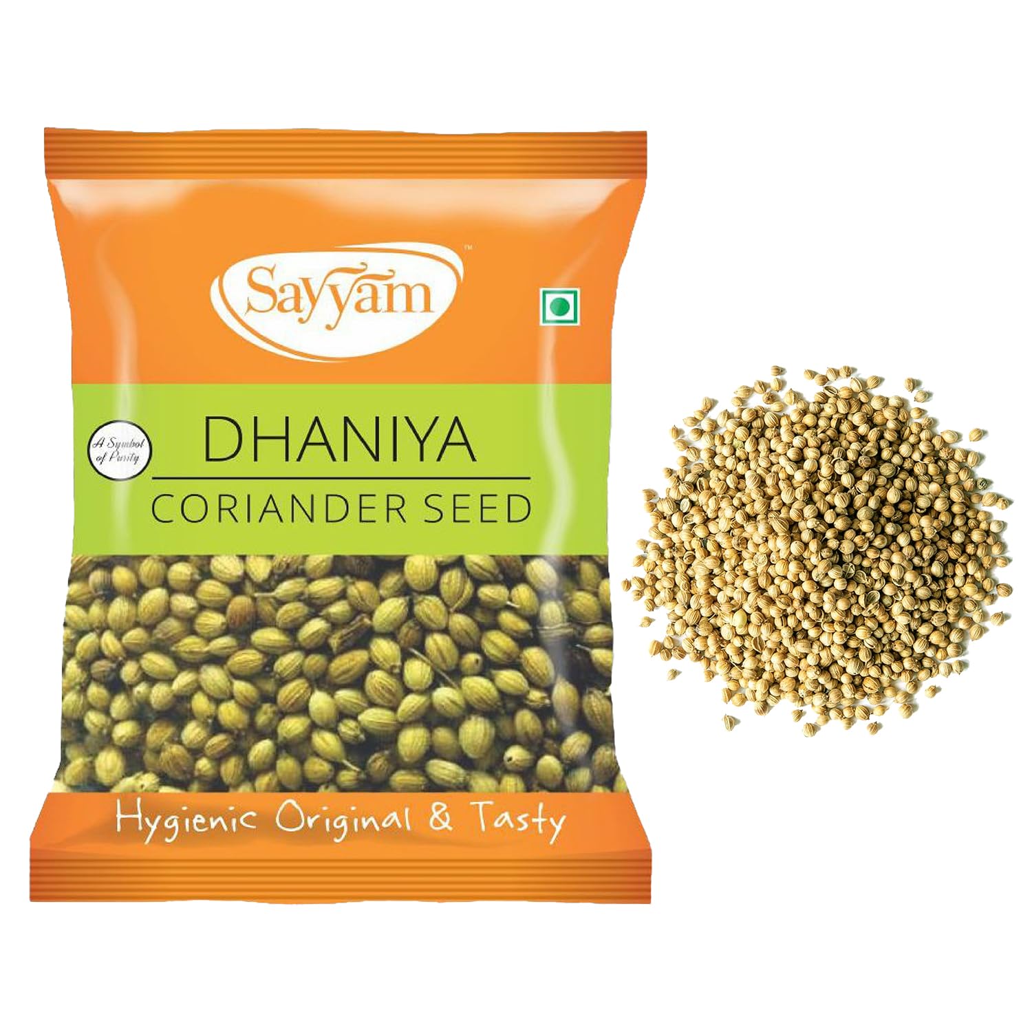 Sayyam Dhaniya Seeds Whole - 500gm | Coriander Seeds | Sabut Dhania ...