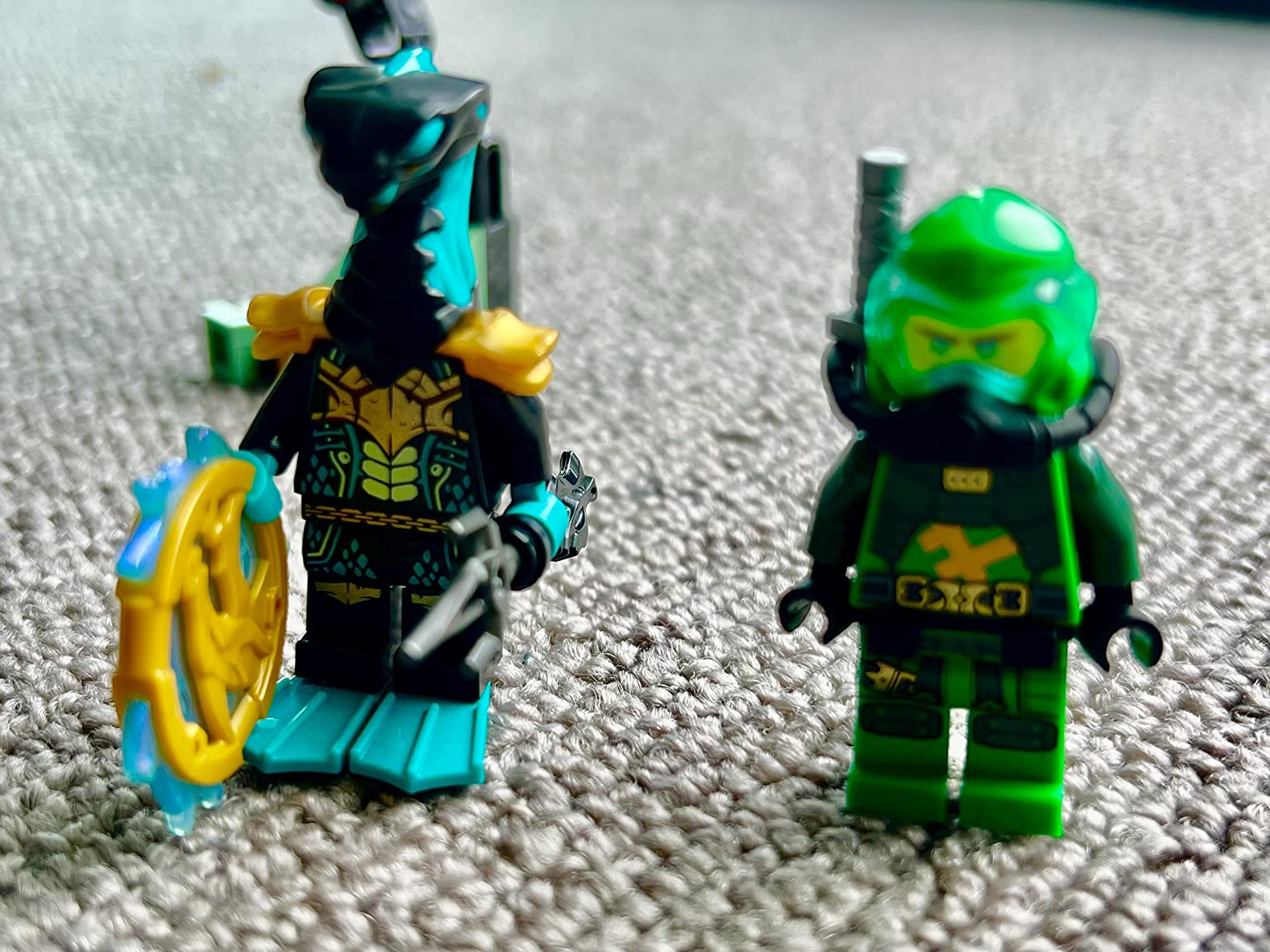 LEGO 71750 NINJAGO Lloyd’s Hydro Mech Action Figure Underwater Building ...