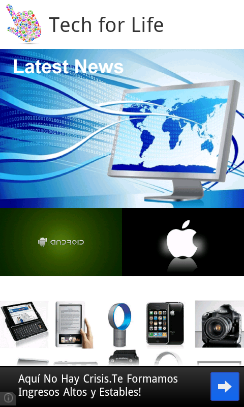 Aplicación Tech for Life en Amazon Appstore