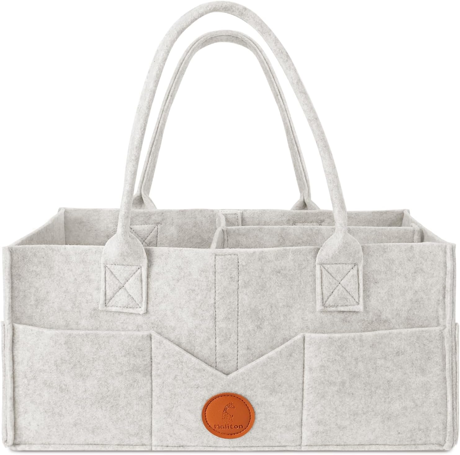Maliton Nappy Caddy - Newborn Essentials with Detachable Compartments ...