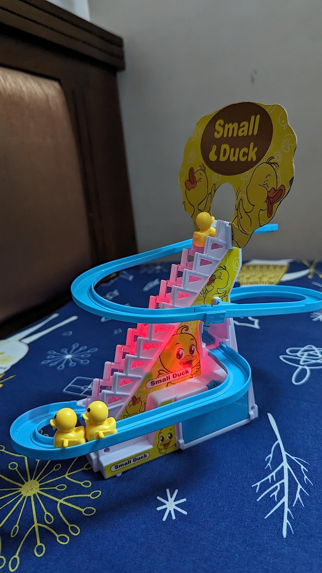 Buy BELOXY Duck Slide Set, Automatic Stair-Climbing Ducklings Cartoon ...