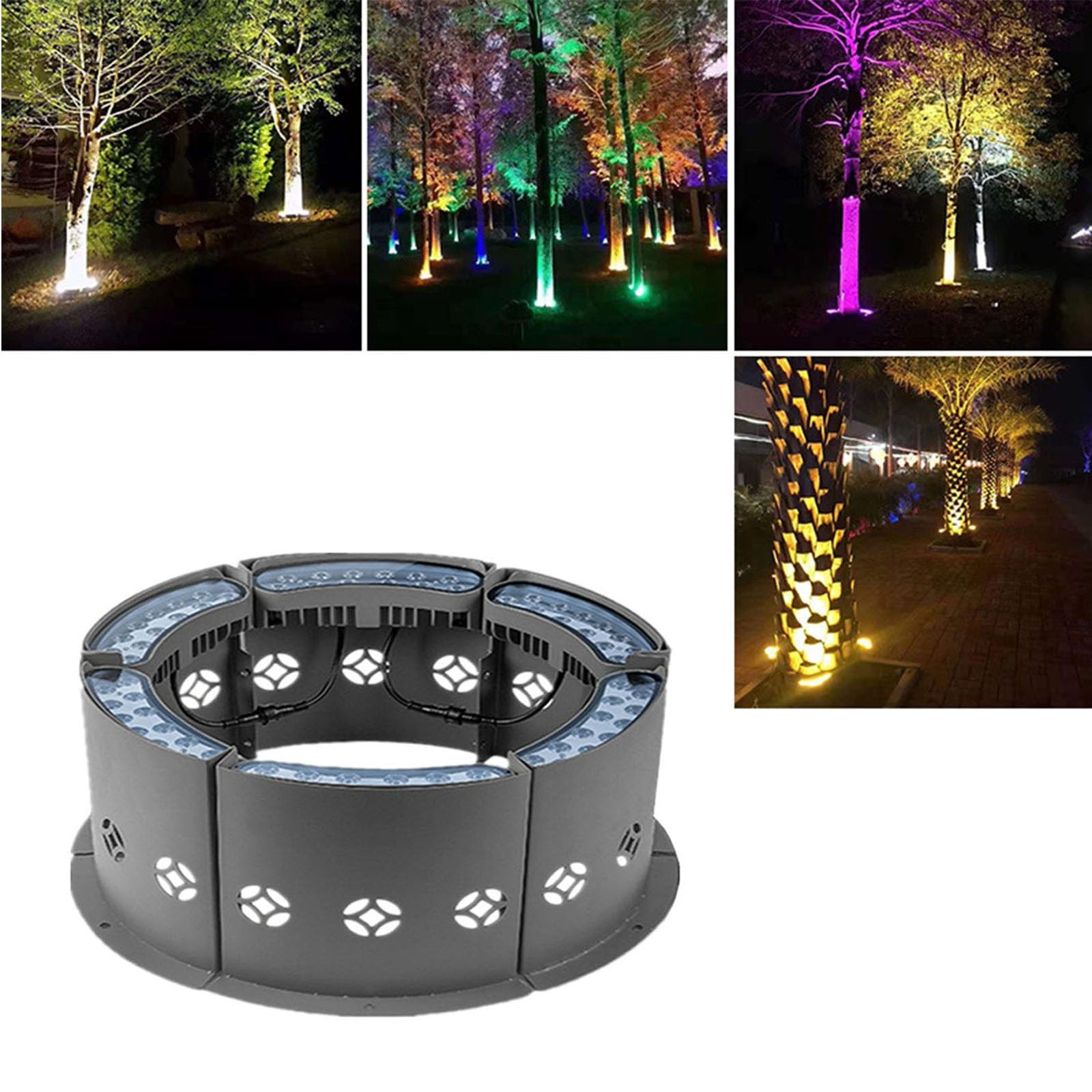 Tree Spot Light With Colored Lights 2Pcs LED Spot Lights Indoor For