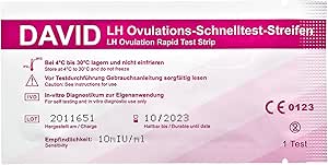 50 x David Ovulationstest Streifen 10 miu/ml LH ovulation test : Amazon ...