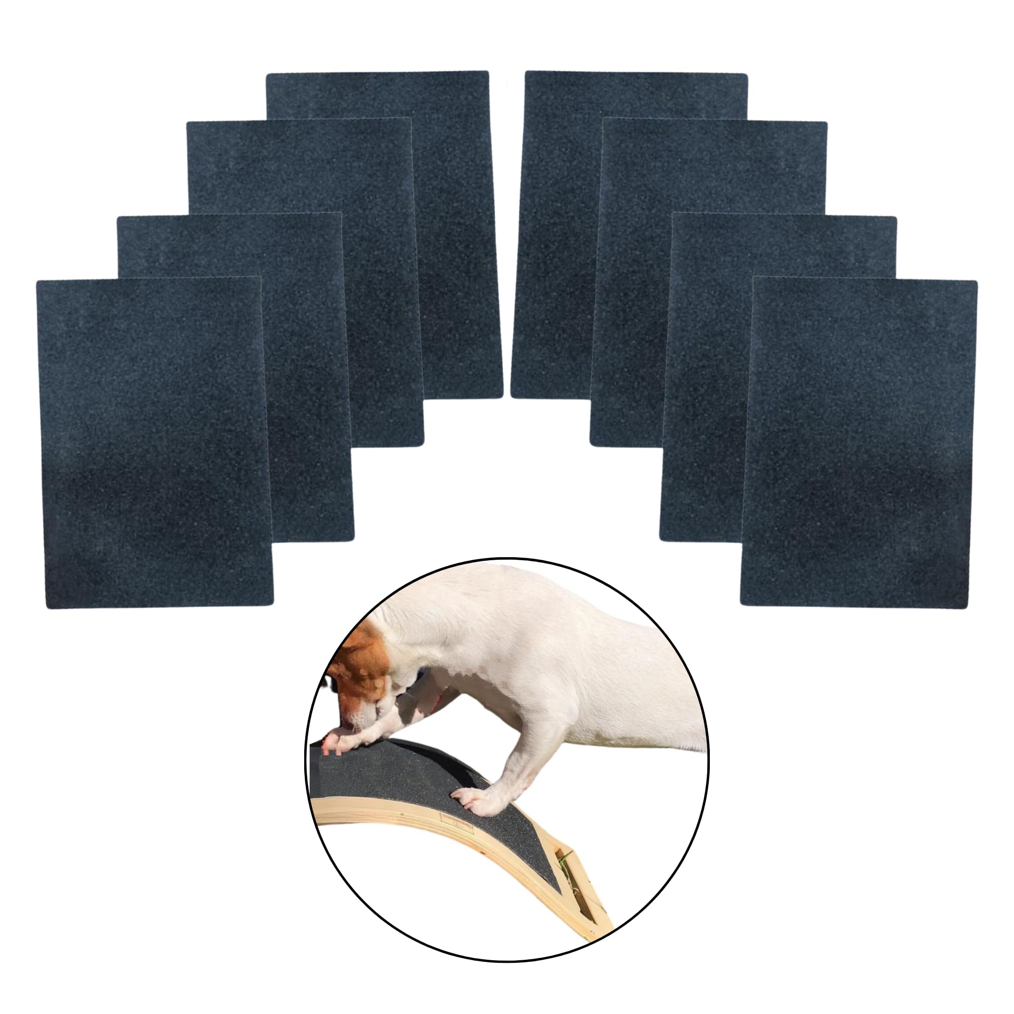 Amazon.com : DECHIAUS 8-Pack 80-Grit Adhesive Replacement Sandpapers ...