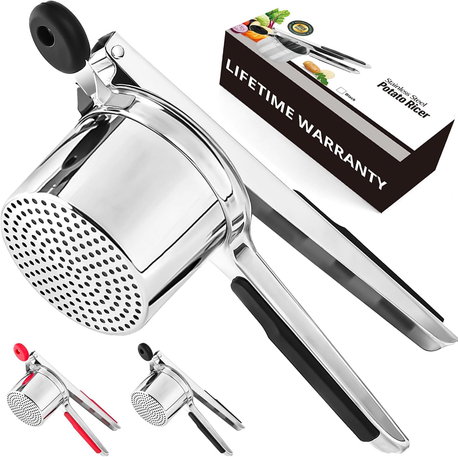 Amazon.com: Mindful Design Large 15oz Potato Ricer, Heavy Duty ...